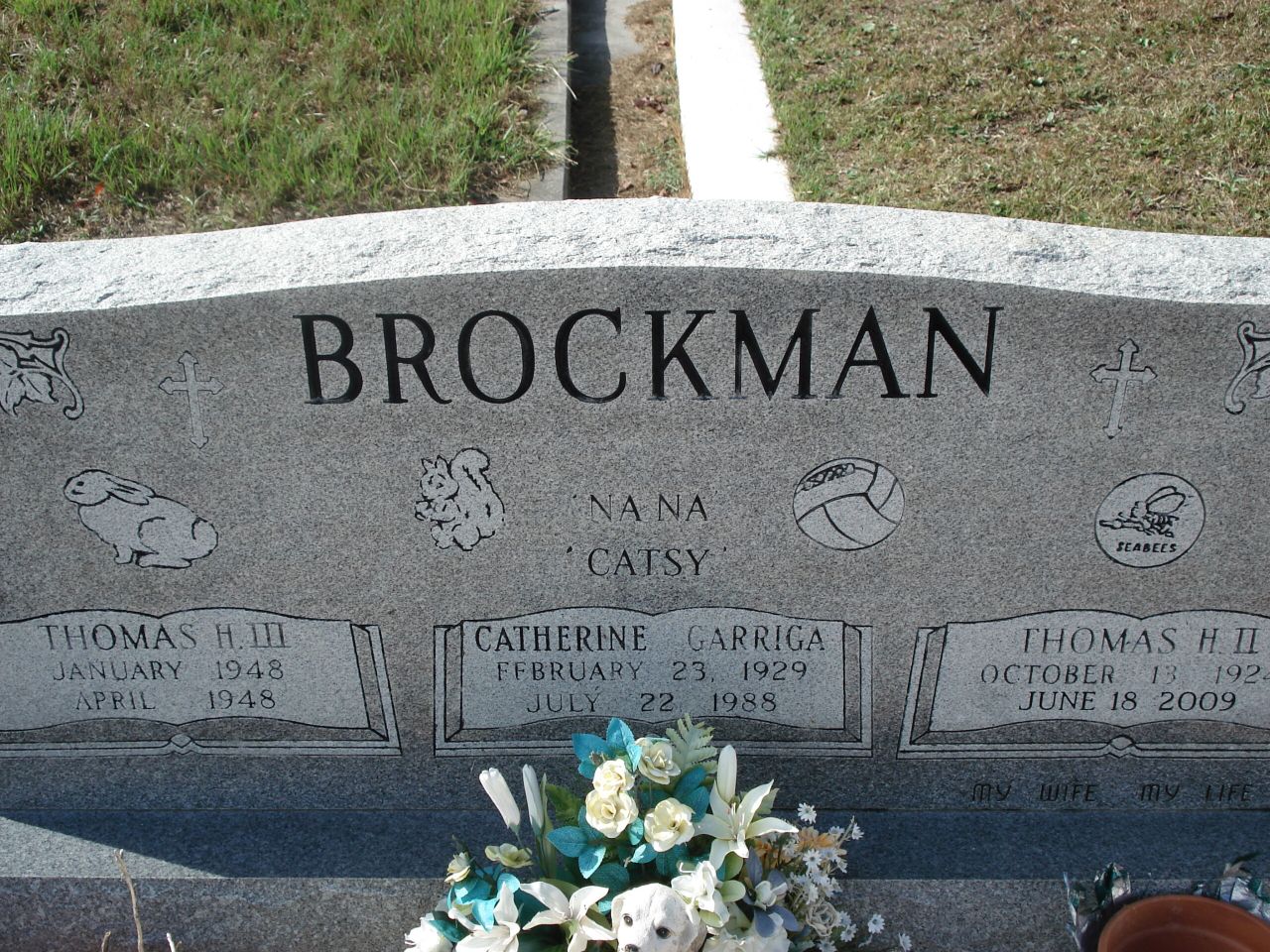 Thomas H. Brockman III - St. Mary Cemetery