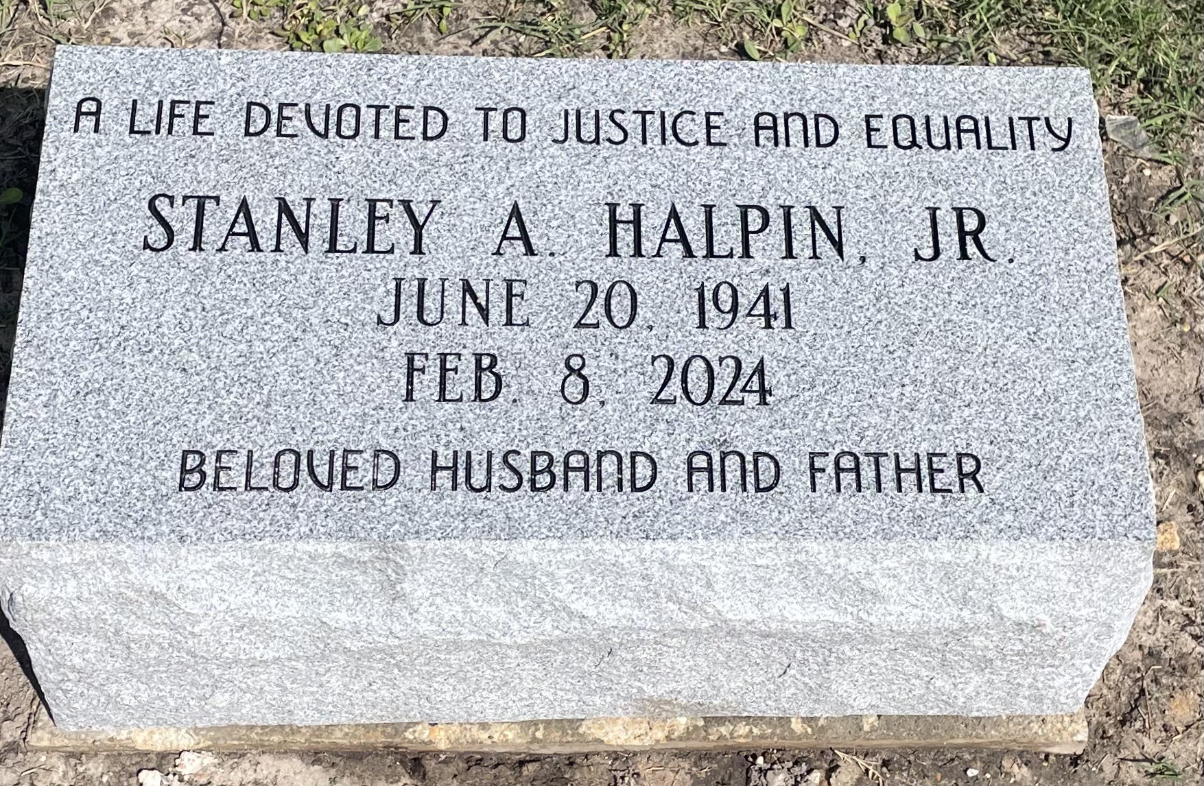 Stanislaus A. (Stanley) Halpin, Jr., - St. Mary Cemetery